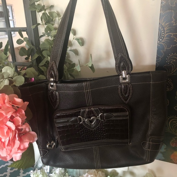 Brighton | Bags | Brighton Brown Leather Shoulder Bag | Poshmark